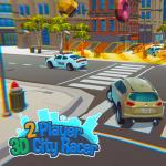 Play 2 Player 3D City Racer game online on Gogy