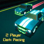 2 Player Dark Racing - Explore the neon racing tracks
