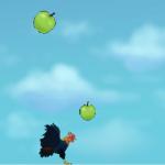 Chicken Dodge - Fly the chicken and eat the apples