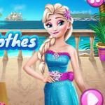 Elsa Wash Clothes | Gogy games