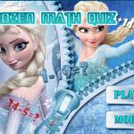Frozen Math Quiz | Gogy games