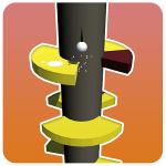 Helix Jump Color - Use the ball to destroy the rounds