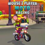 Mouse 2 Player Moto Racing - Speed up to win the mouse race!