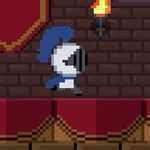 Pixel Castle Runner - Can you help him stay safe in this retro action game?