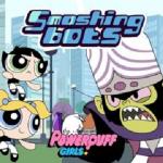 Powerpuff Girls Smashing Bots - Defeat the evil Mojo