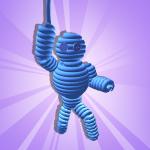 Rope Man Rush 3D - Gather the rope to save the rope man!